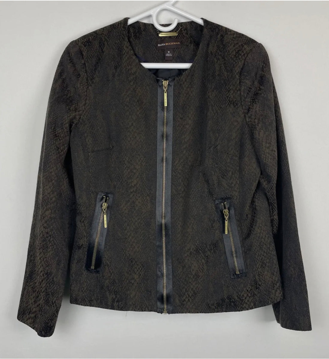 Faux Leather Snake Jacket – Indigo’s downtown